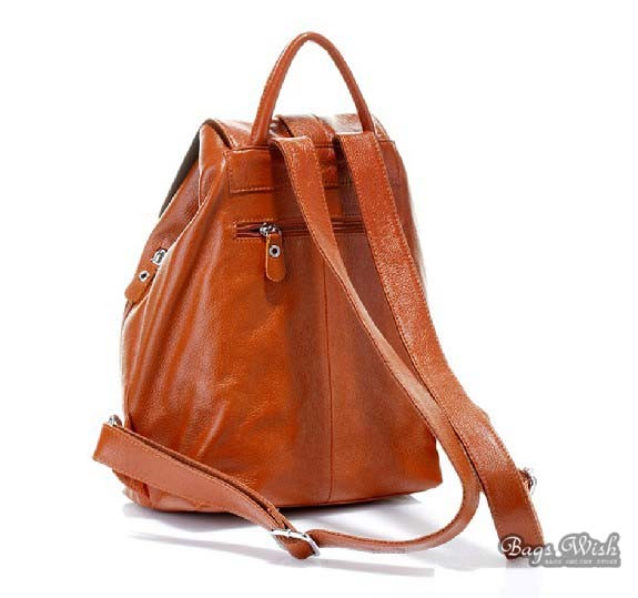 Tan Leather Backpack Purse | IUCN Water Tan Leather Backpack Purse | IUCN Water
