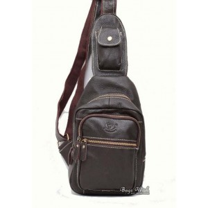 Single strap pack, black side strap backpack - BagsWish