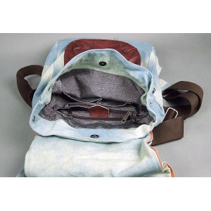 Denim jeans bag, denim book bag - BagsWish