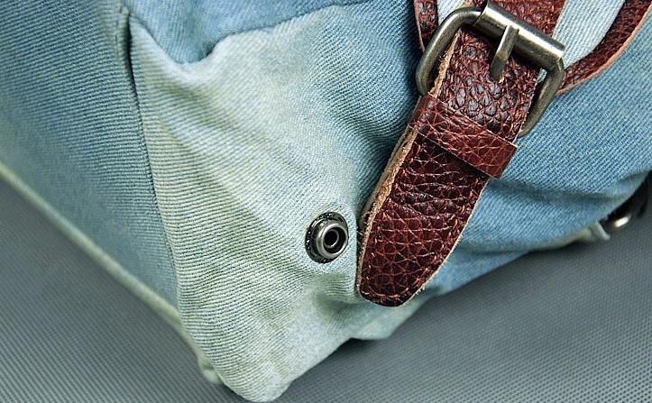 Denim jeans bag, denim book bag - BagsWish